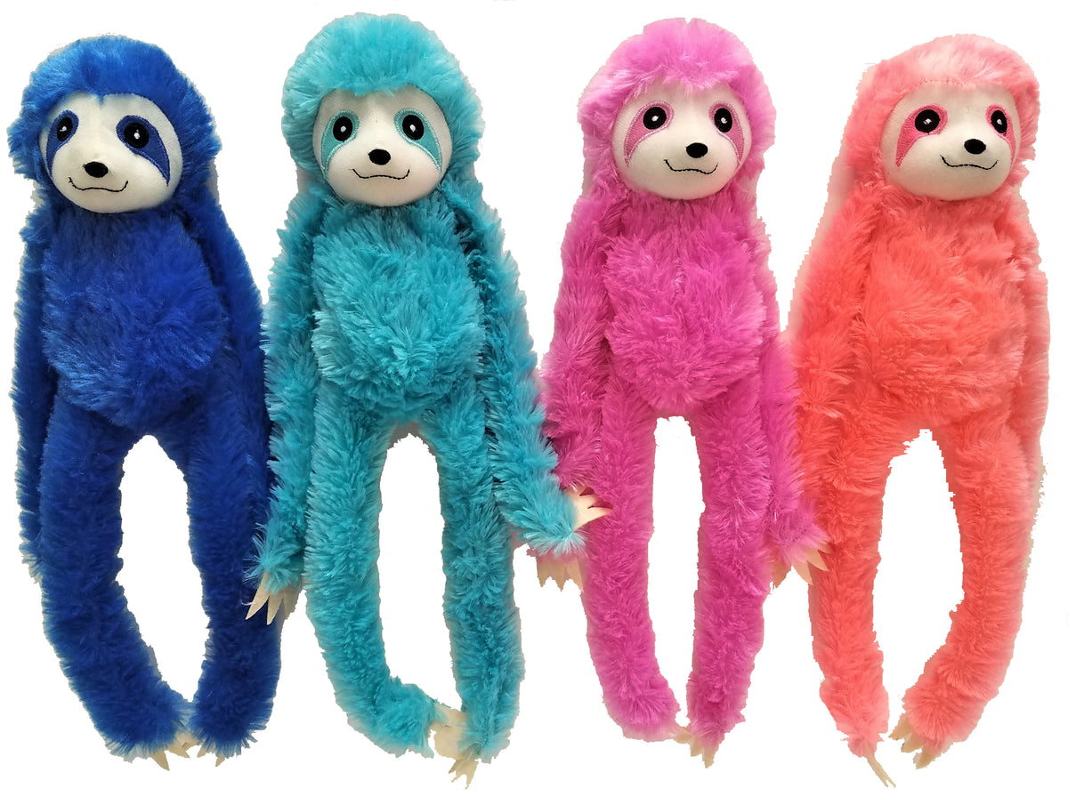 15.5" Wild Long Limb Sloth (4C),Sold in box (204 pcs) #26966X – Goffa Toys